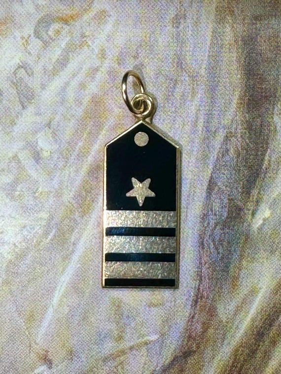 14k Gold Antique Navy Lieutenant Commander Shoulder B… - Gem