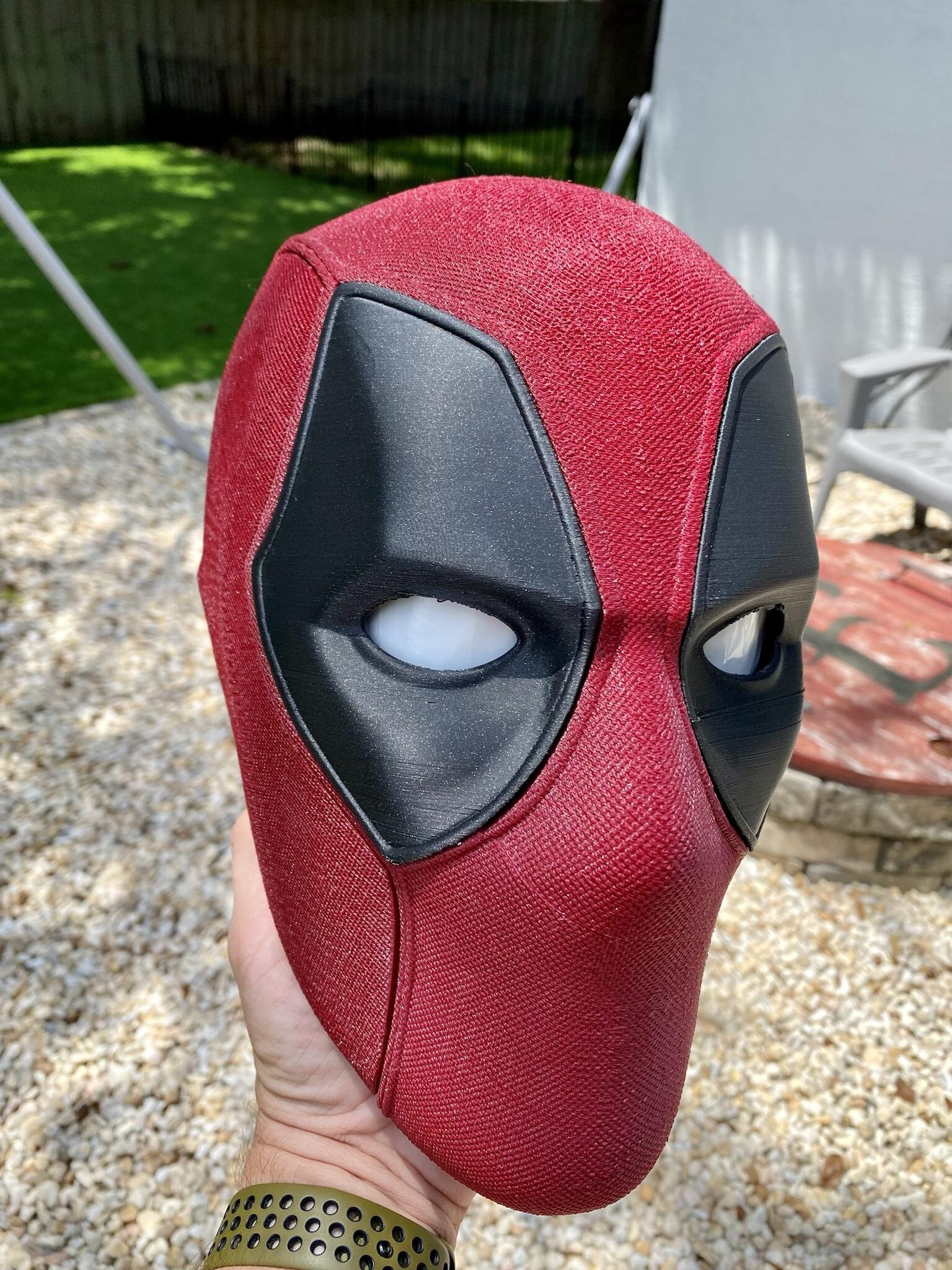 Deadpool Helmet/mask Textured 3D Printed Cosplay - Etsy