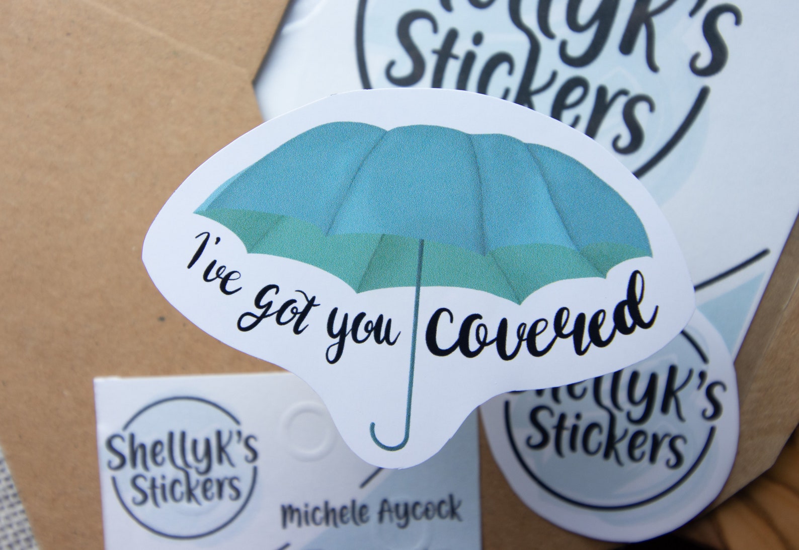 Umbrella Pun Sticker Umbrella Vinyl Sticker Die Cut Vinyl - Etsy