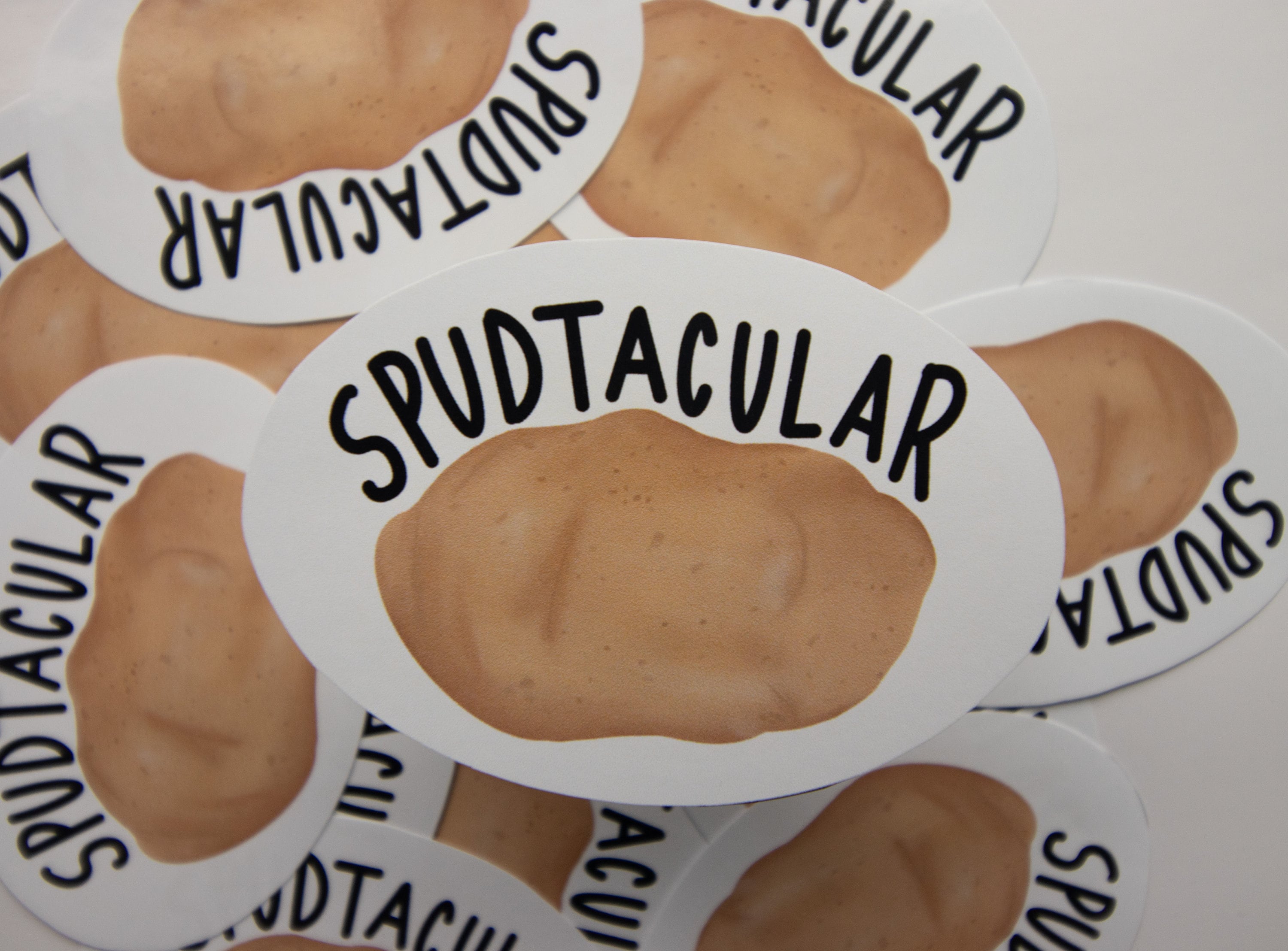Potato Pun Sticker, Potato Vinyl Sticker, Pun Vinyl Sticker, Laptop ...