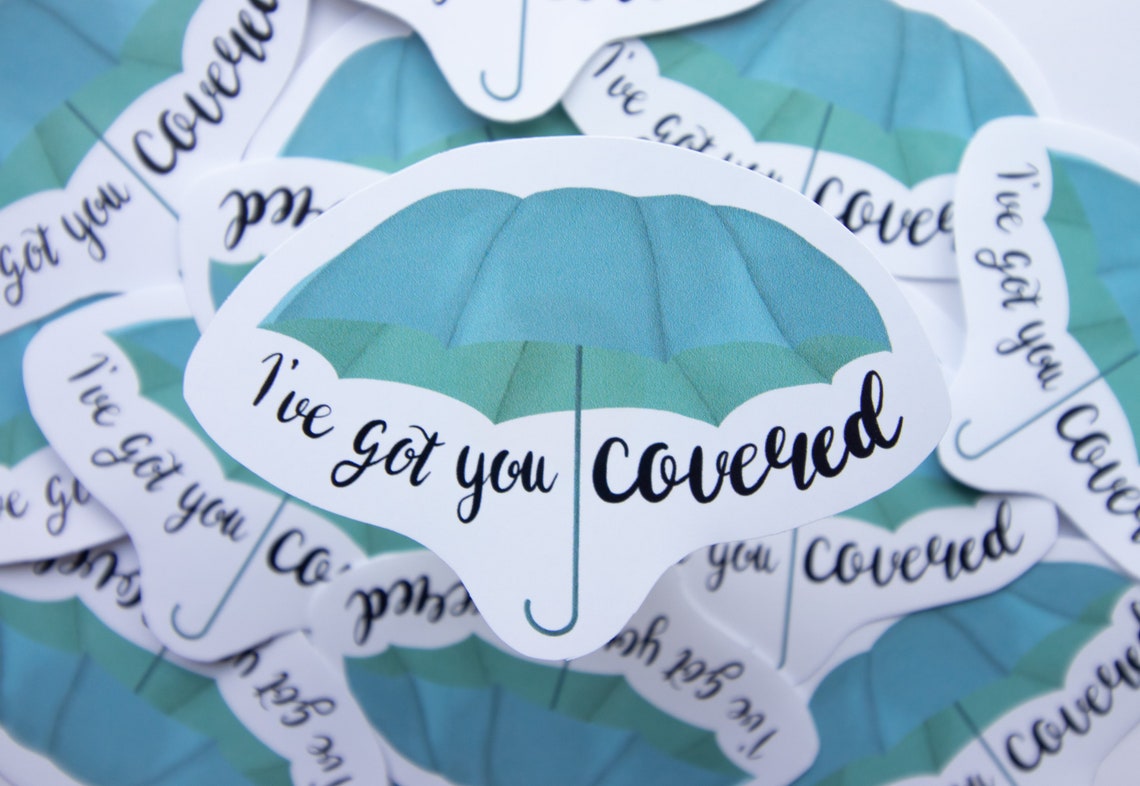 Umbrella Pun Sticker Umbrella Vinyl Sticker Die Cut Vinyl - Etsy