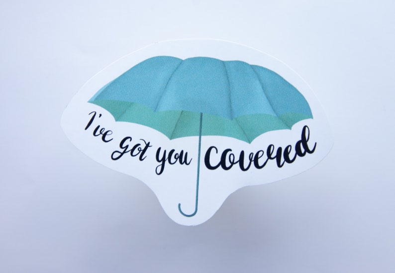 Umbrella Pun Sticker Umbrella Vinyl Sticker Die Cut Vinyl - Etsy