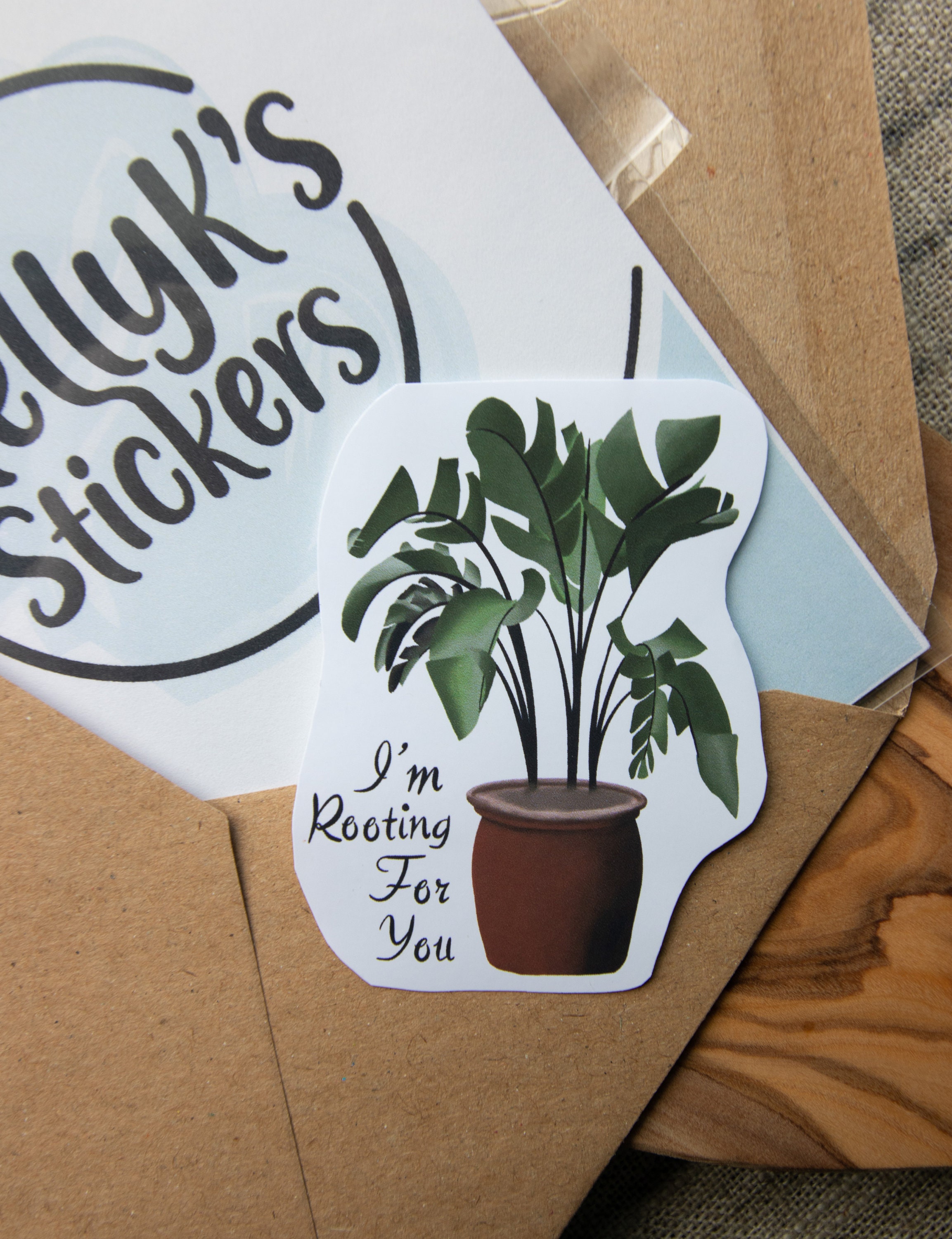 Plant Pun Sticker, Cute Plant Sticker, Positive Pun Sticker - Etsy