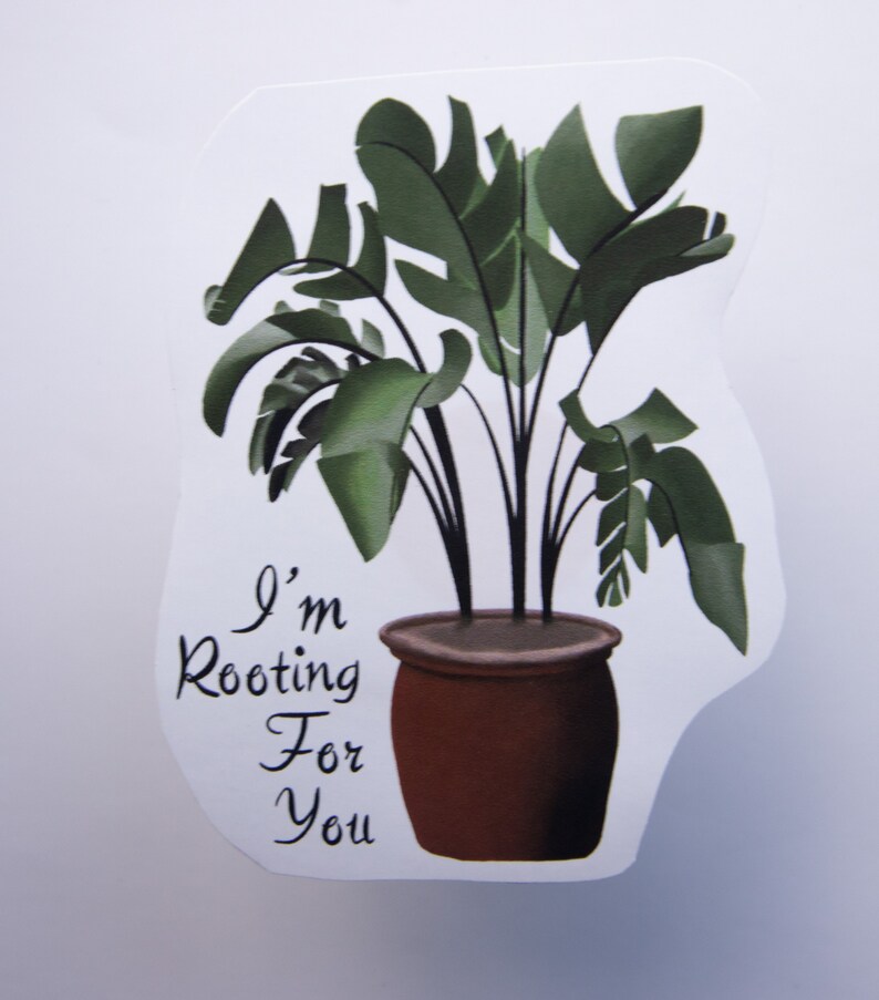 Plant Pun Sticker, Cute Plant Sticker, Positive Pun Sticker - Etsy