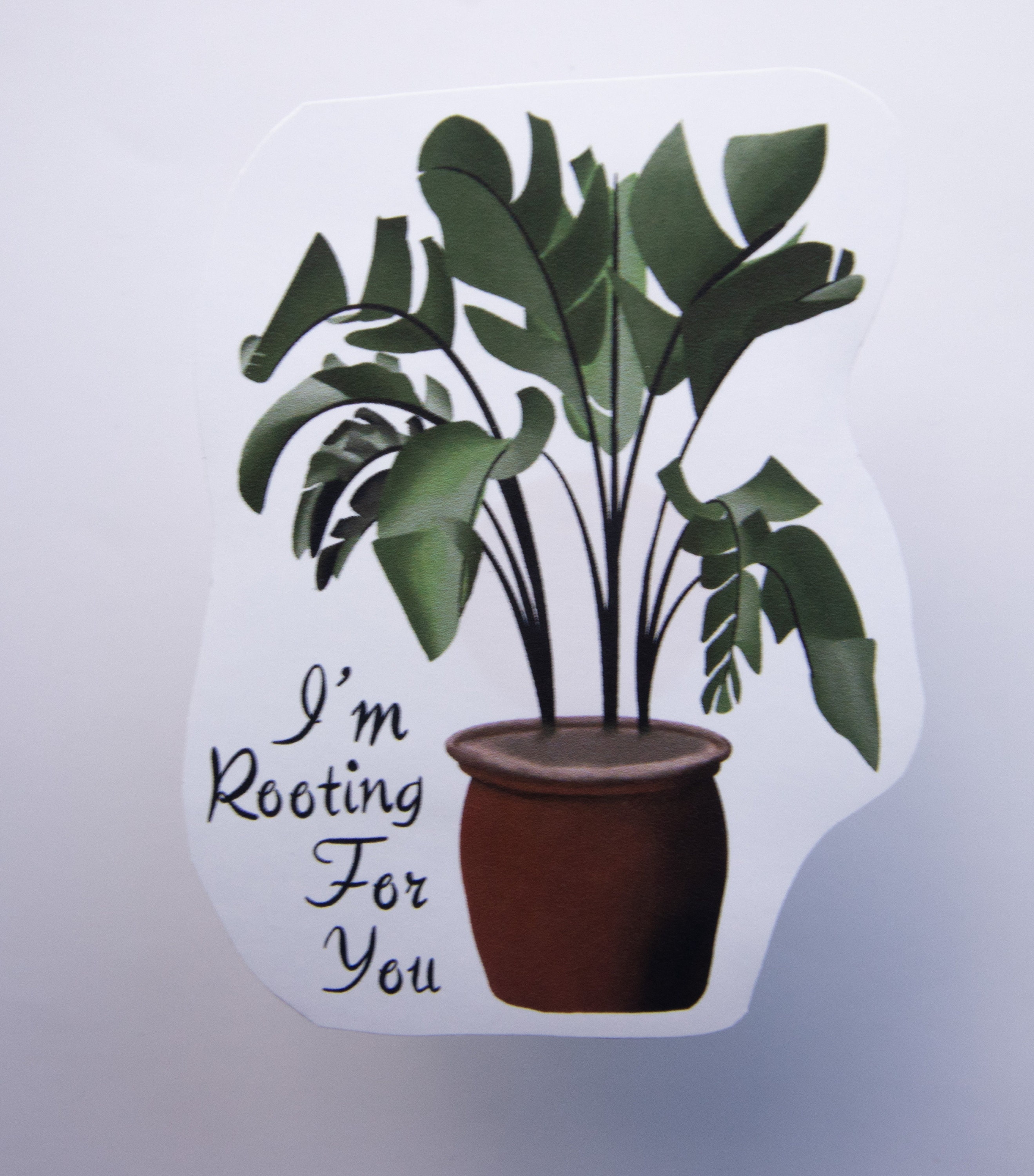 Plant Pun Sticker, Cute Plant Sticker, Positive Pun Sticker - Etsy