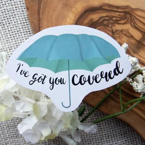 Umbrella Pun Sticker, Umbrella Vinyl Sticker, Die Cut Vinyl Sticker ...