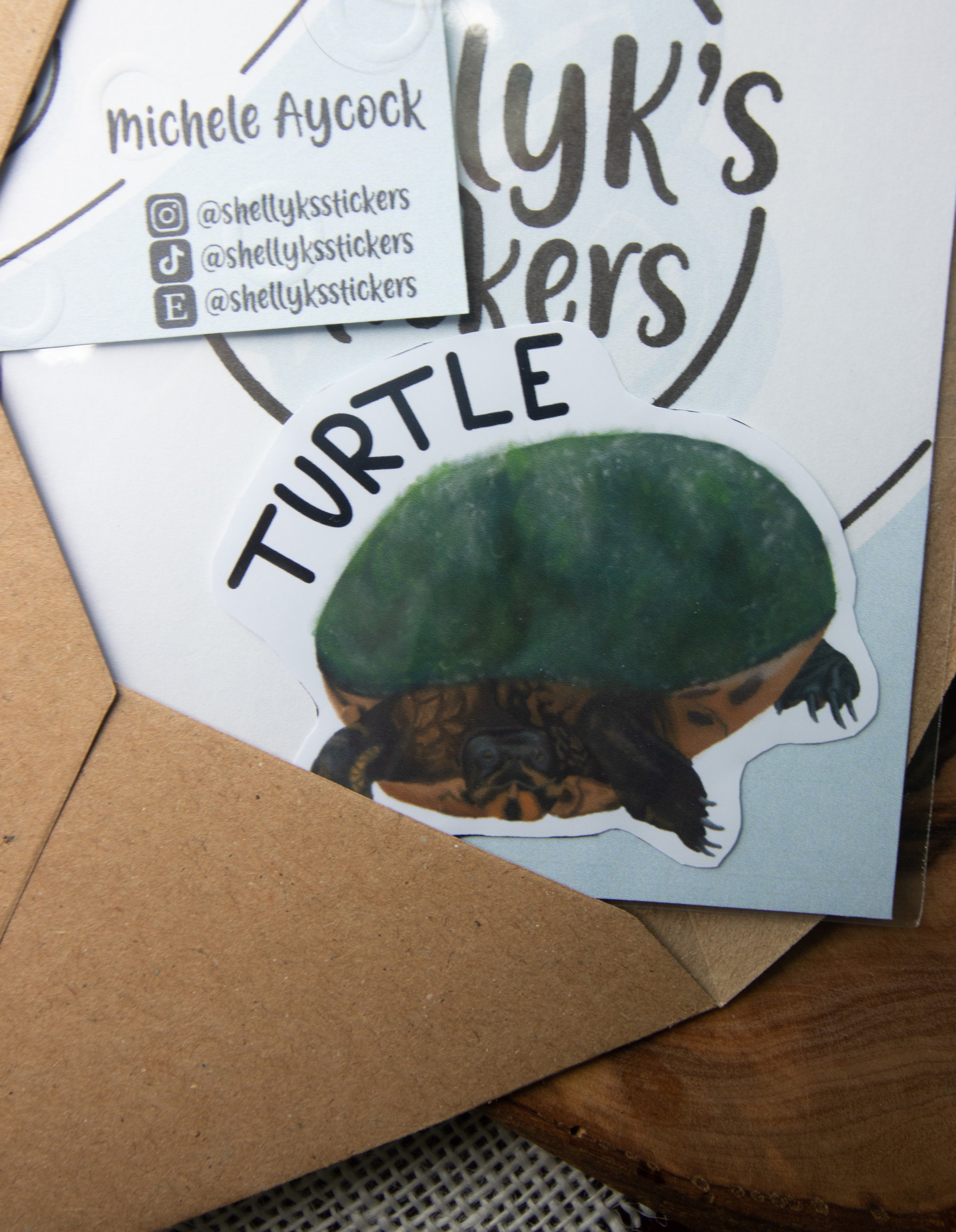 Turtle, Animal Sticker, Turtle Sticker, Vinyl Sticker, Laptop Sticker ...