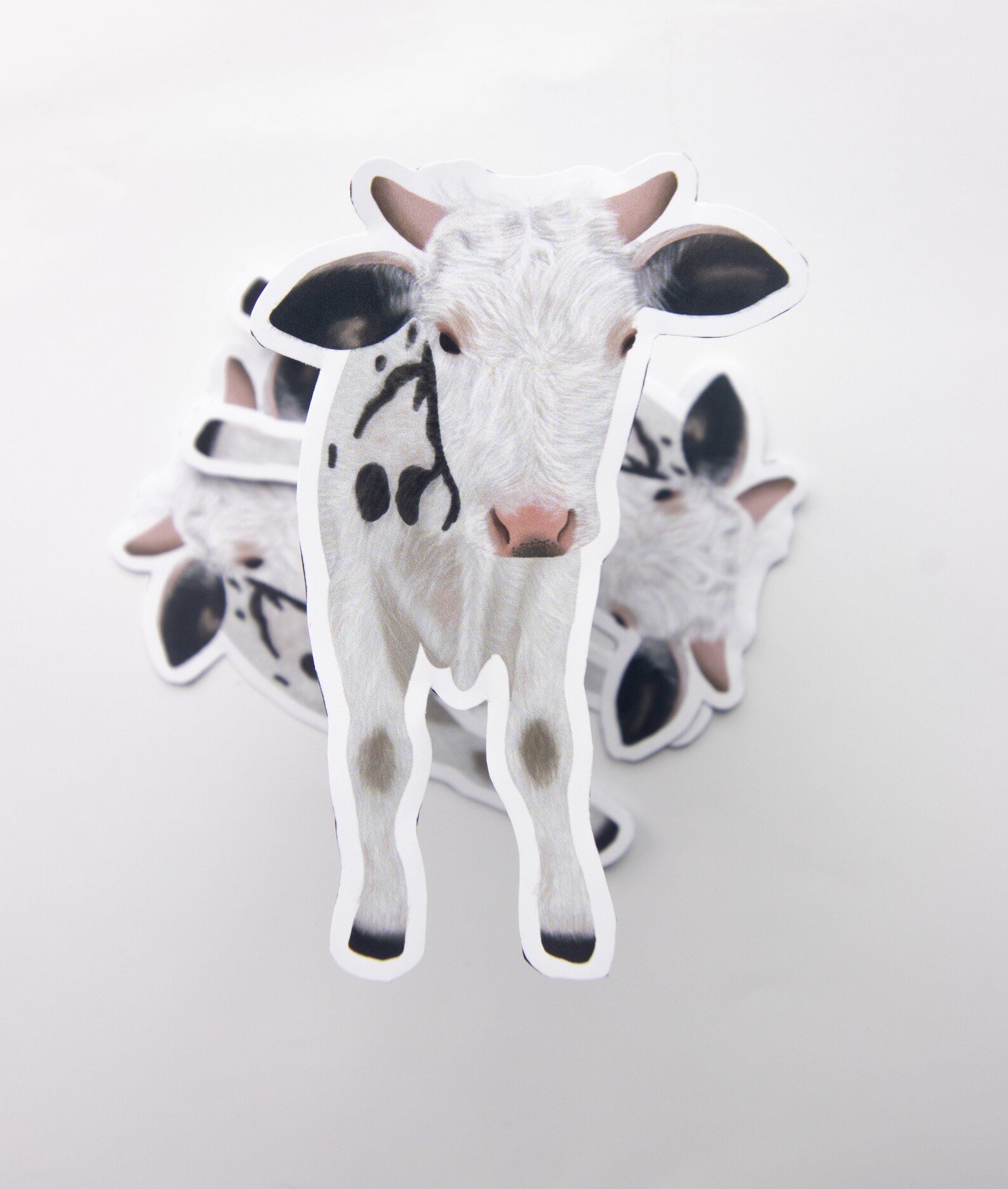 Cow Sticker, Cute Cow Sticker for Laptop, Cow Sticker for Planner ...