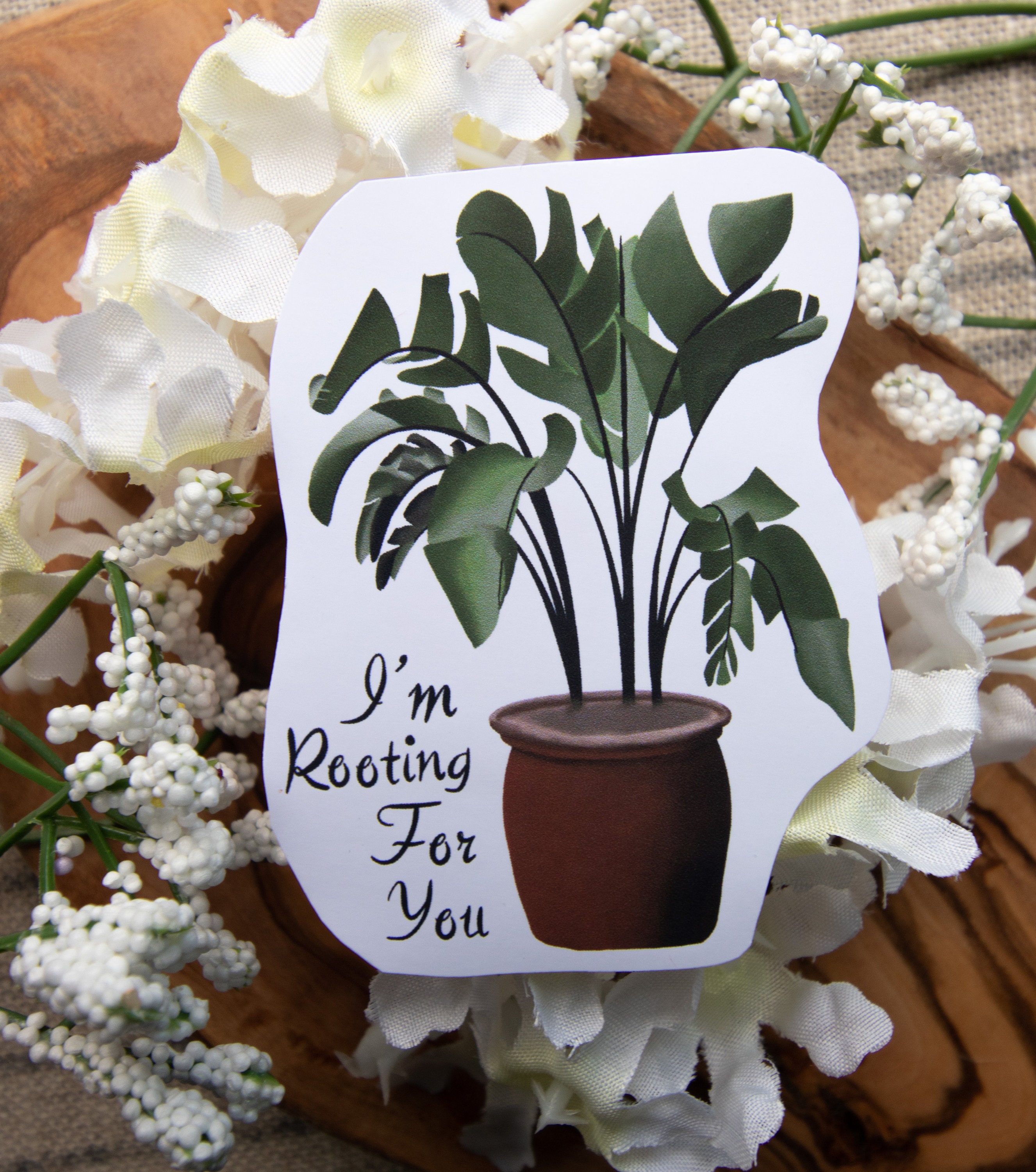 Plant Pun Sticker, Cute Plant Sticker, Positive Pun Sticker - Etsy