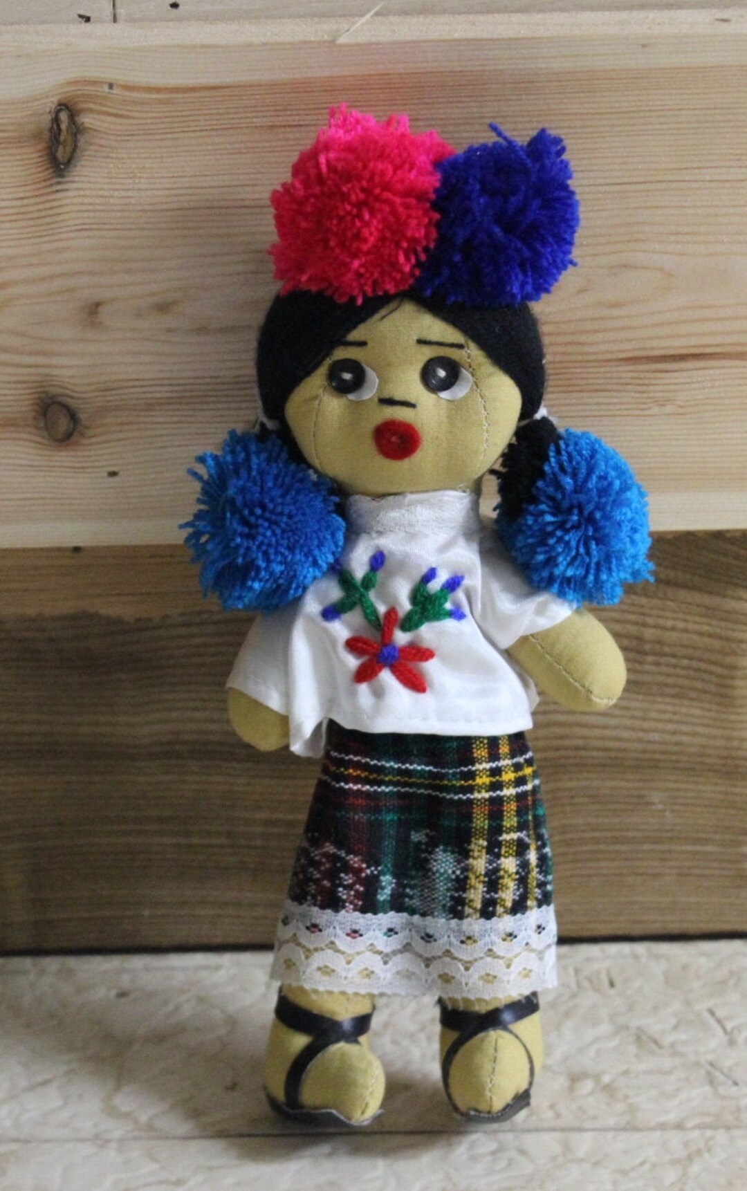 Vintage Handmade Mayan Stuffed Doll - Etsy