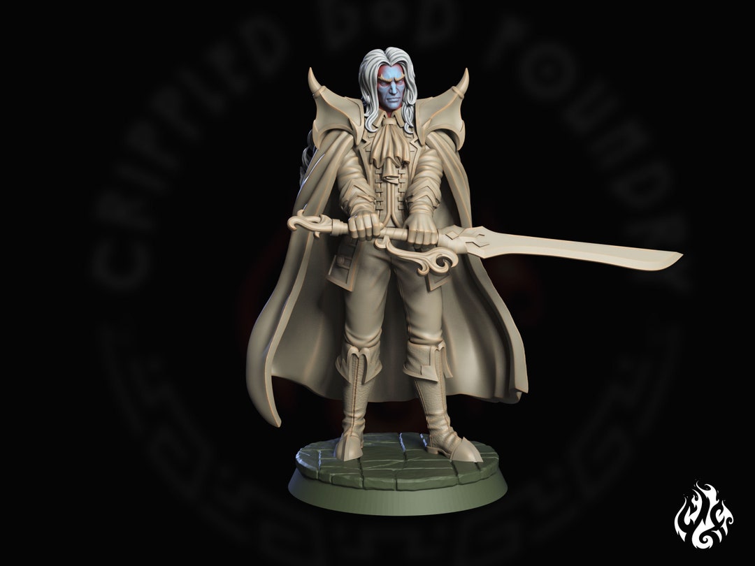 Adrian Ardelean, Dhampir Swordsman | RPG Miniatures for Dnd Tabletop ...