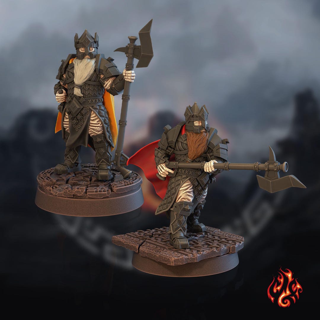 Dwarf Honor Guard | Dnd 5e Miniature for Fantasy Rpg Tabletop Games, 28 ...