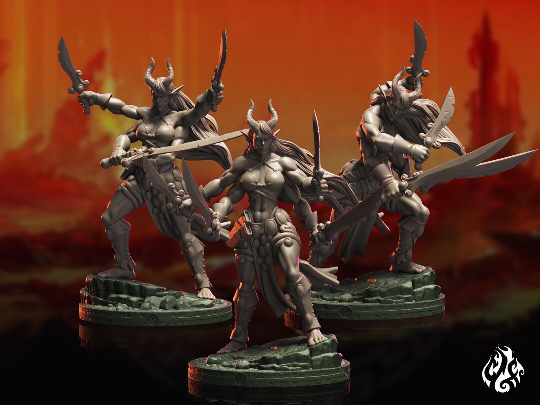 Efreeti of Shokran | RPG Miniatures for Dnd Tabletop Wargames | 32 Mm ...
