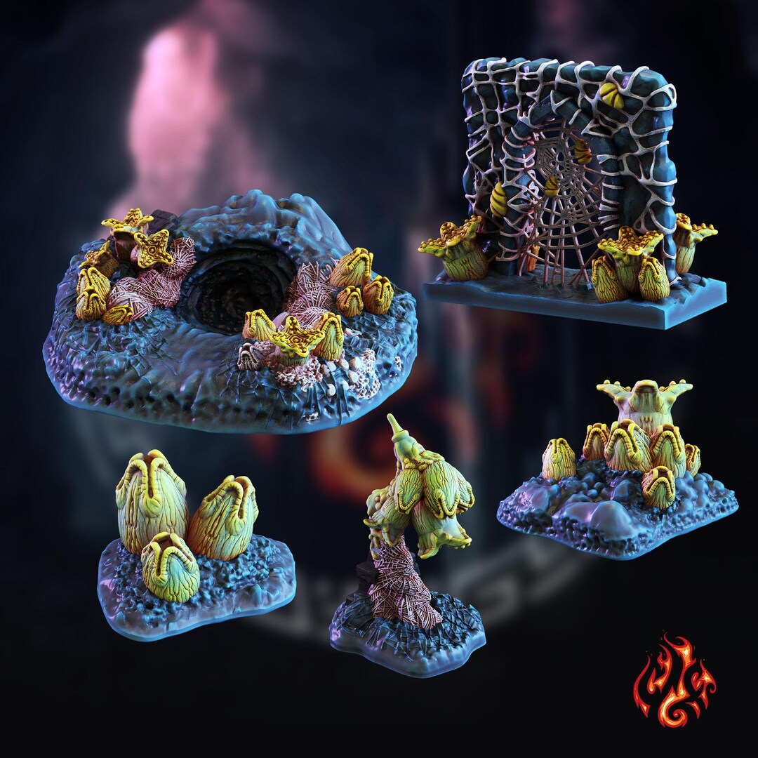 Underdark Spider Nest | Terrain Pieces-accessories for Fantasy Rpg ...