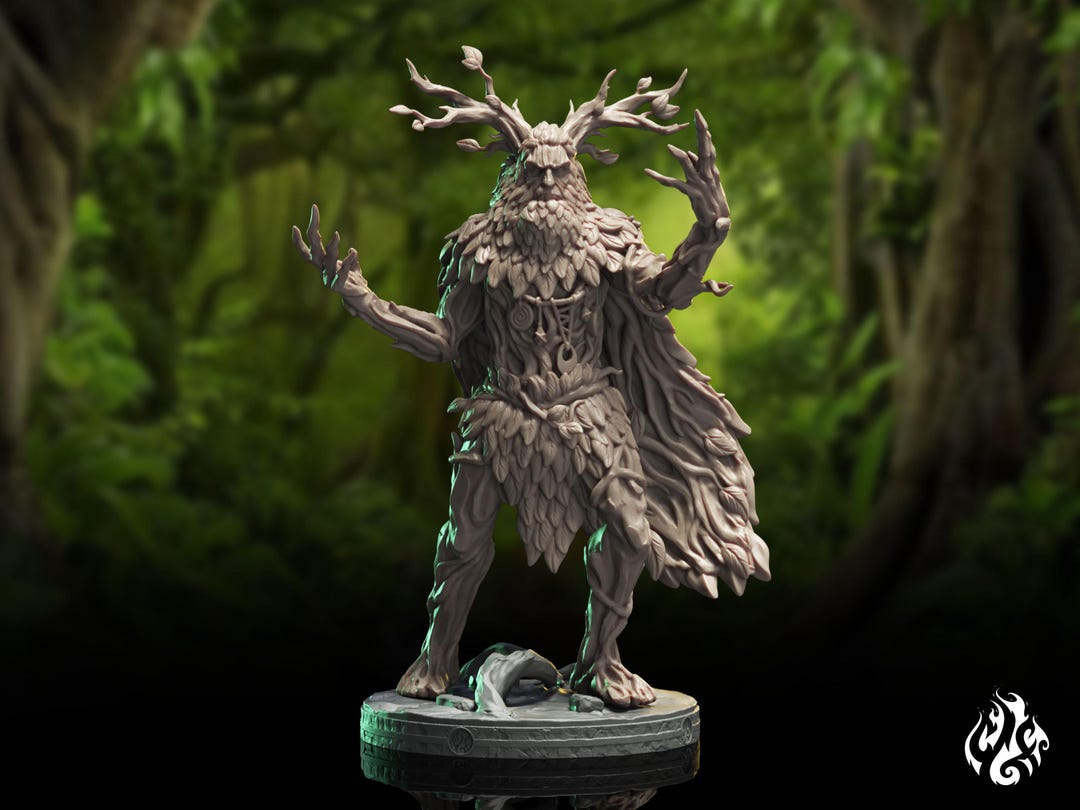 Bihorn, Druid Wood Shifter | Miniature for Fantasy Rpg Tabletop Games ...