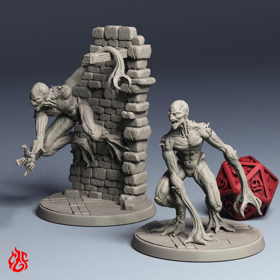 Chokers | RPG Miniatures for Dnd Tabletop Wargames | 32 Mm Scale | F881 ...