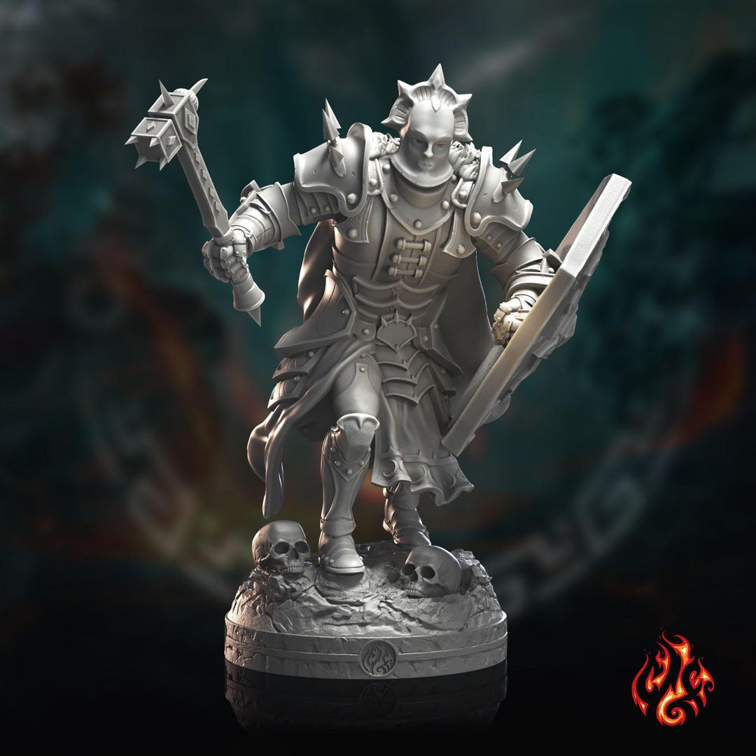 Dark Templar | Miniature for Dark Grim Horror Fantasy Rpg Tabletop ...