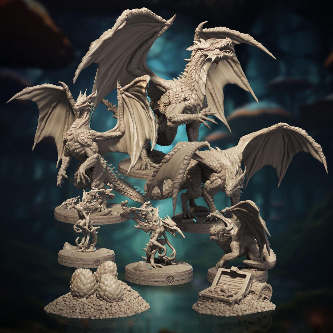 Ember Brood's Nest Bundle | RPG Miniatures for Dnd Tabletop Wargames ...