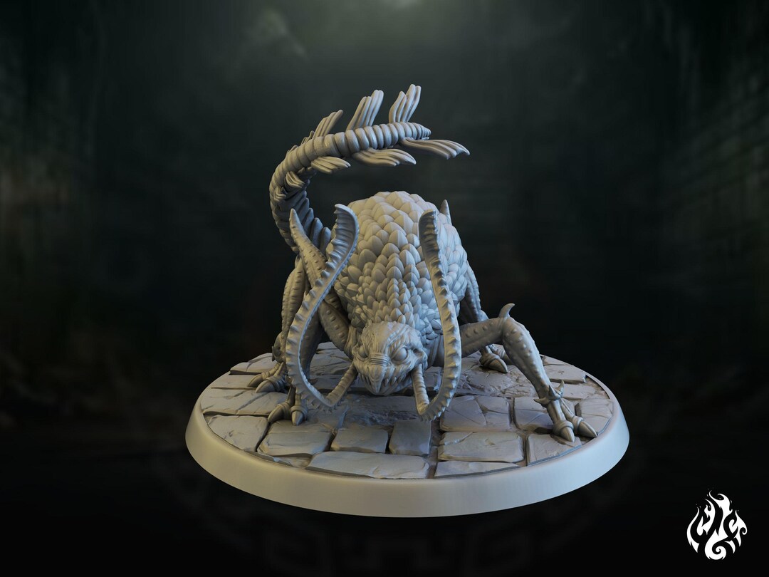 Rust Monster | Miniature for Fantasy Rpg Tabletop Games, 28-32 Mm Scale ...