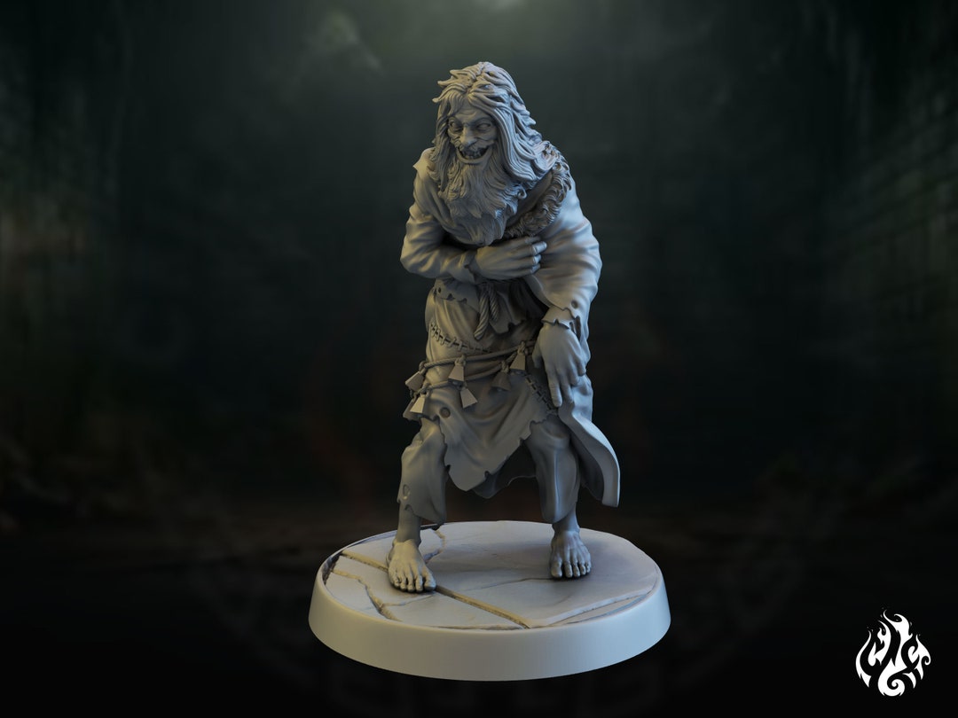The Madman | Miniature for Fantasy Rpg Tabletop Games, 28-32 Mm Scale ...