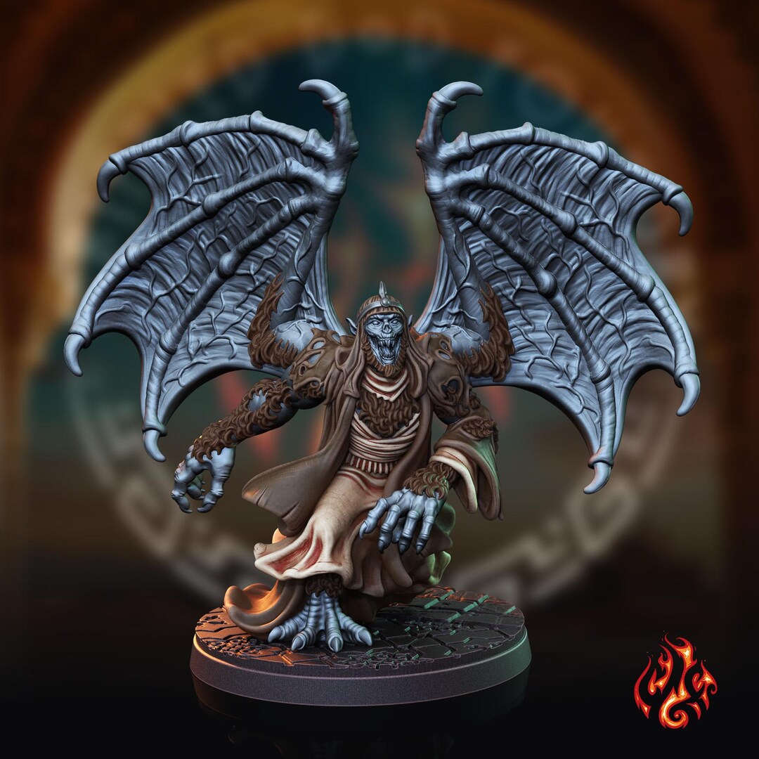 Emir Vampire Beast Form | Miniature for Fantasy Rpg Tabletop Games, 28 ...