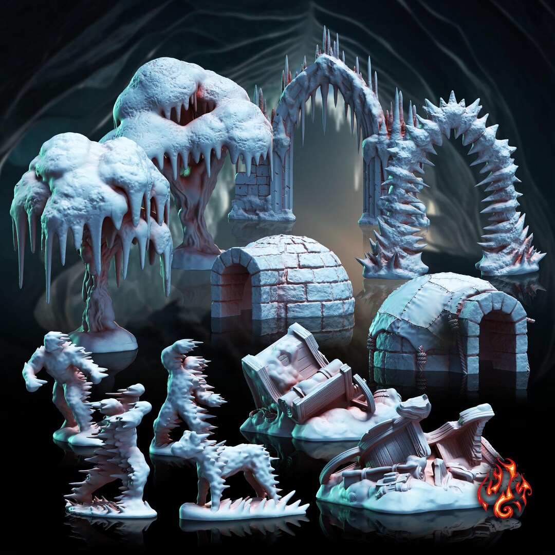 Frozen Wastes | RPG Terrain Pieces and Props for Dnd Tabletop Wargame ...