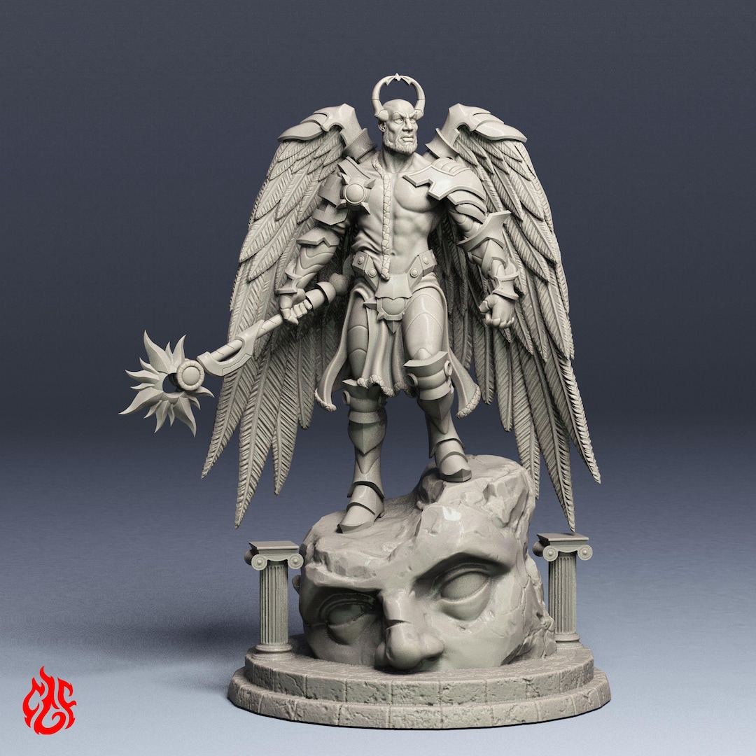 Archangel, Apollyon Miniature:32 Mm Scale RPG, D&D, Pathfinder | F444 ...