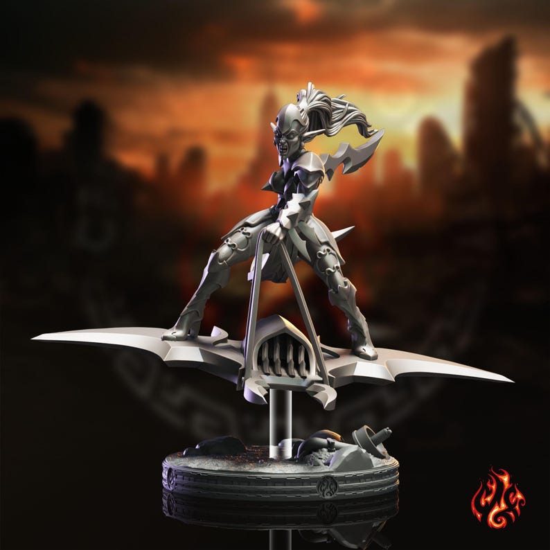 Void Crone Wyches | Sci-fi RPG Tabletop Wargame Miniatures | 32 Mm ...