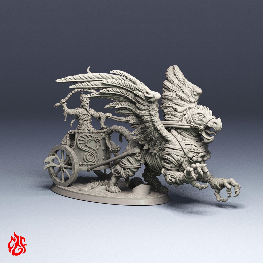 Grand Vizier on Chariot | RPG Miniatures for Dnd Tabletop Wargames | 32 ...