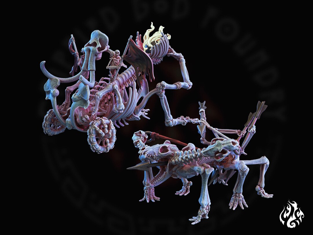 Skeleton War Machines| RPG Terrain Pieces and Props for Dnd Tabletop ...