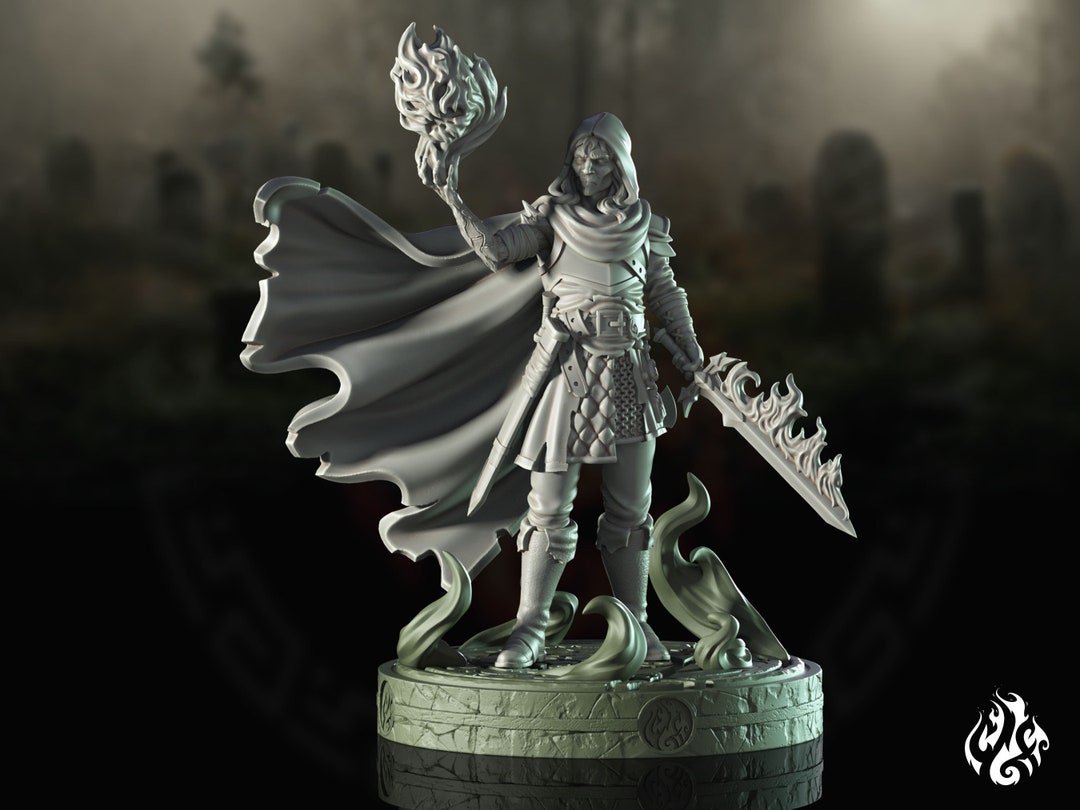 Undead Patron Warlock | RPG Miniatures for Dnd Tabletop Wargames | 32 ...