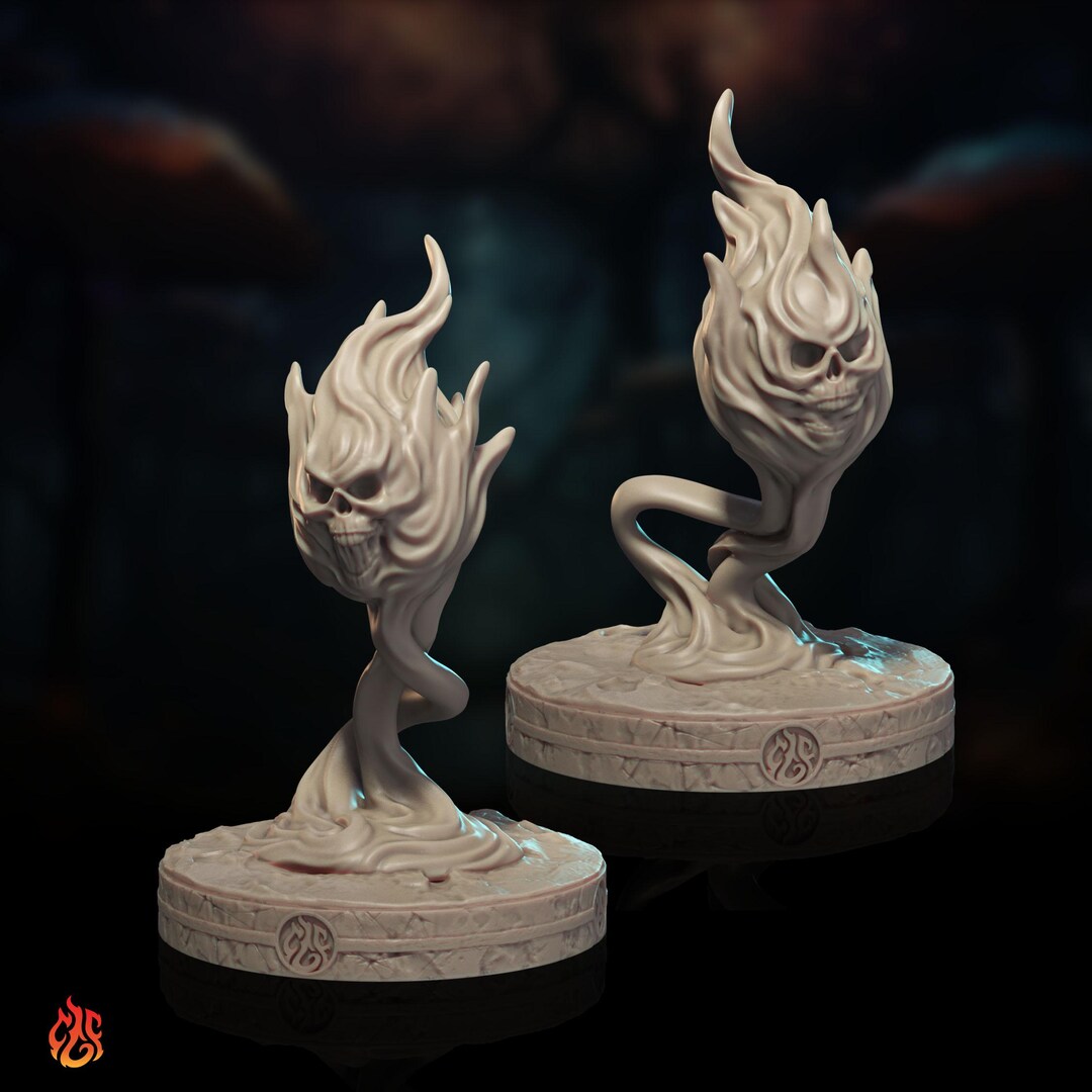 Will-'o-wisps | RPG Miniatures for Dnd Tabletop Wargames | 32 Mm Scale ...