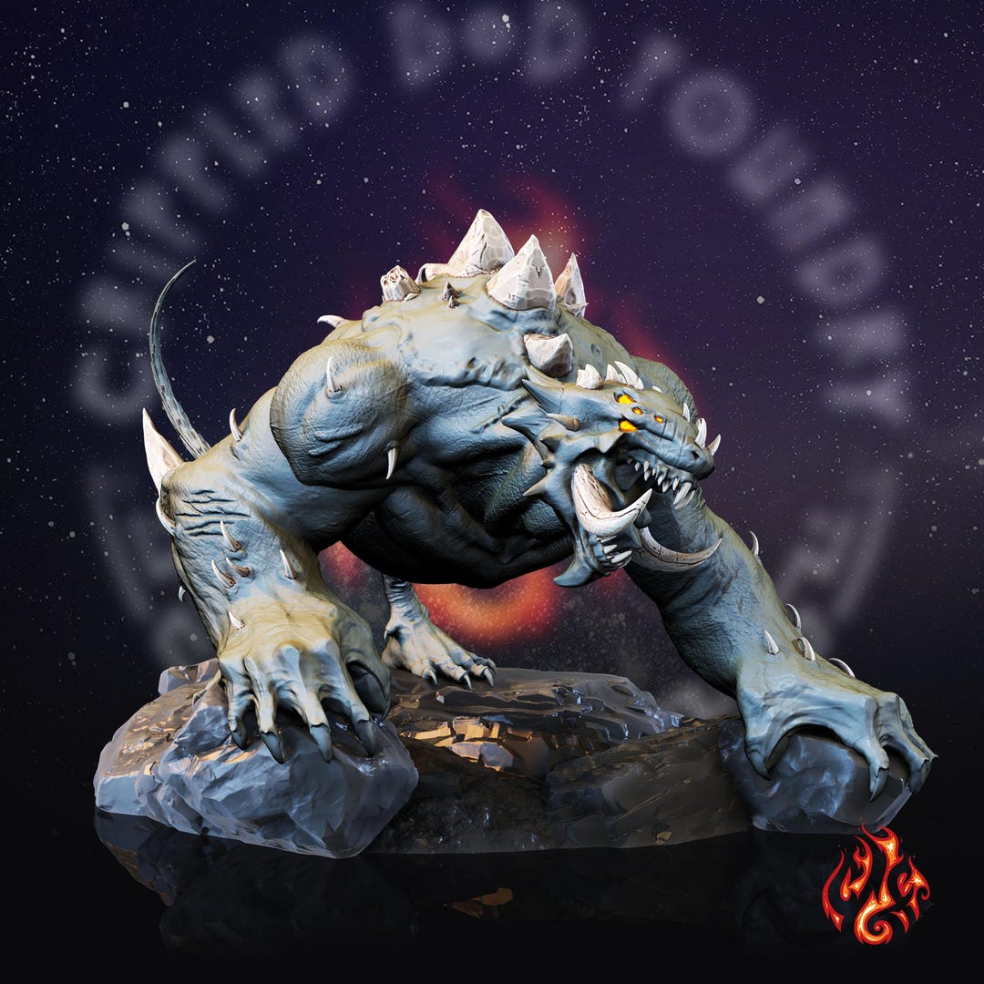 Nightmare Beast | RPG Miniatures for Dnd Tabletop Wargames | 32 Mm ...
