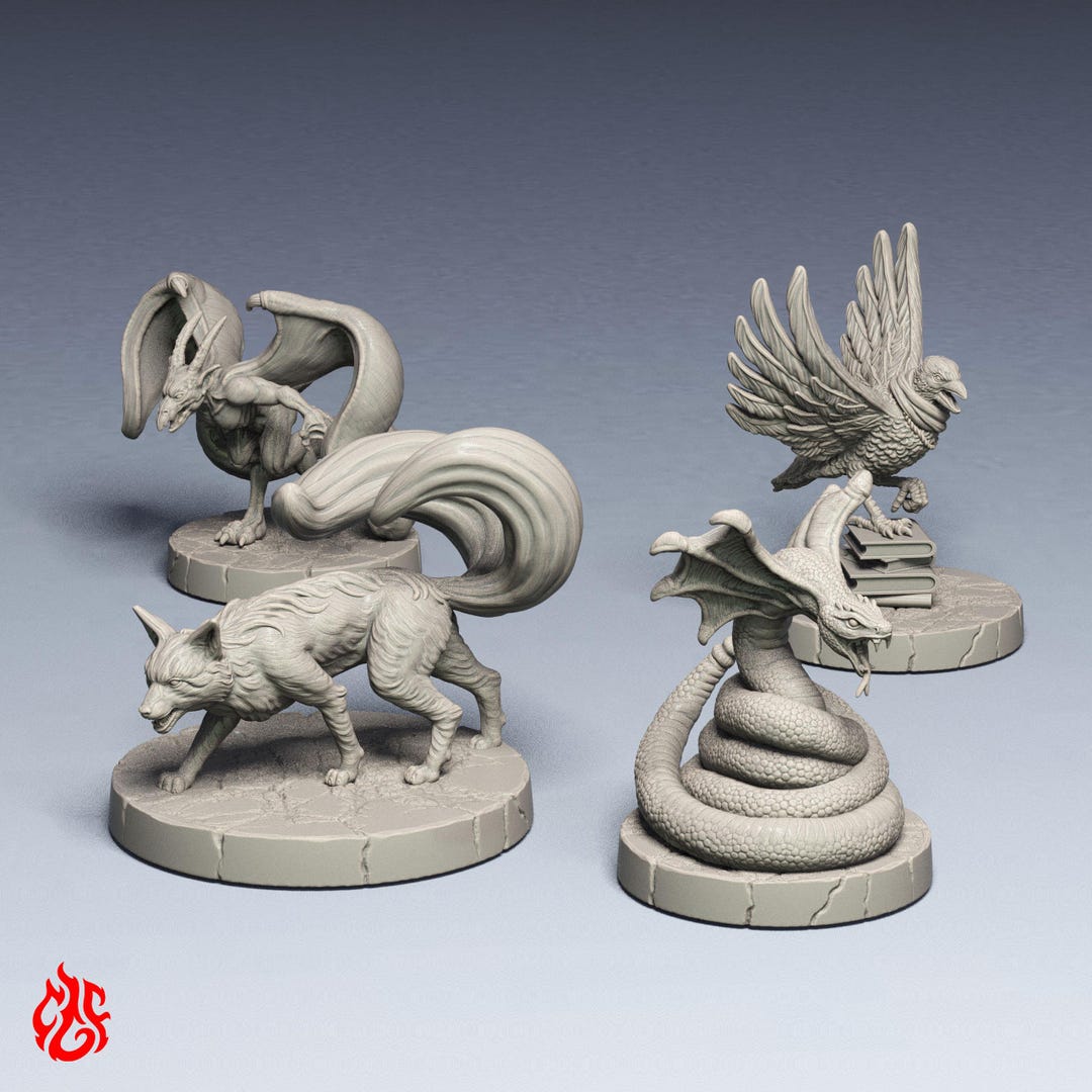 Weave Familiars | RPG Miniatures for Dnd Tabletop Wargames | 32 Mm ...