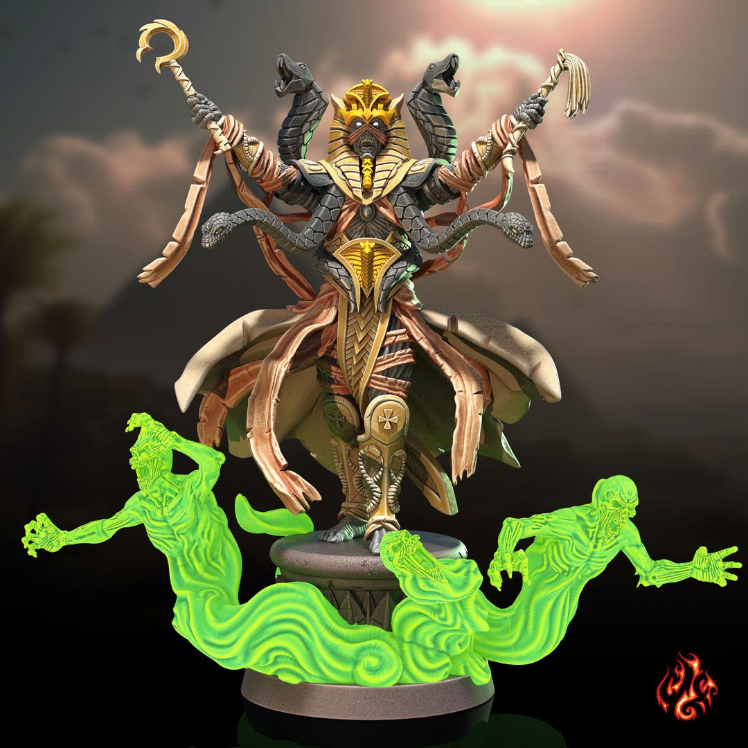 The Ever Living Mummy Lord | Miniature for Fantasy Rpg Tabletop Games ...