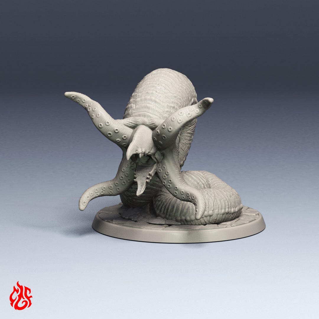 Grick | RPG Miniatures for Dnd Tabletop Wargames | 32 Mm Scale | F267 ...