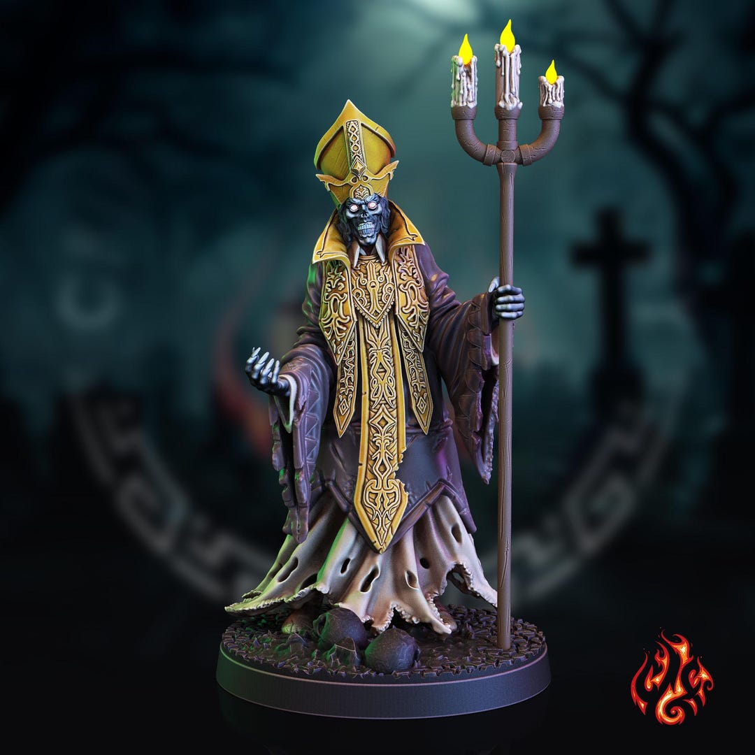 Juju Zombie, the Cardinal | Miniature for Fantasy Rpg Tabletop Games ...