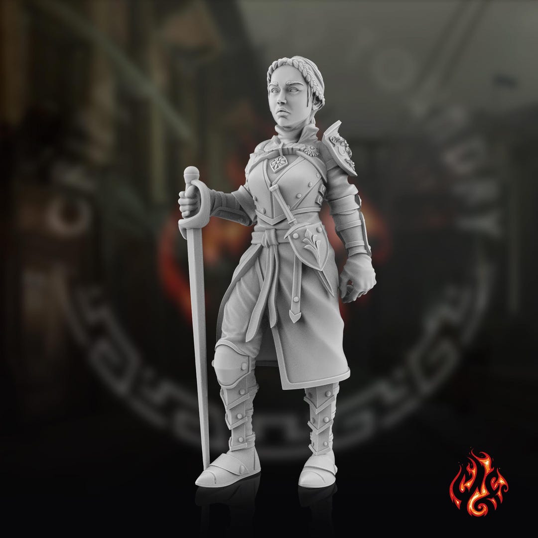 Elite Guard Captain | Miniature for Fantasy Rpg Tabletop Games, 28-32 ...