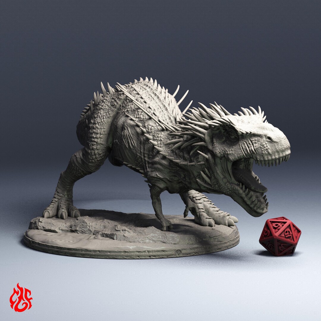 Spirit of Chult, Tyrannosaurus | Miniature for Fantasy Rpg Tabletop ...