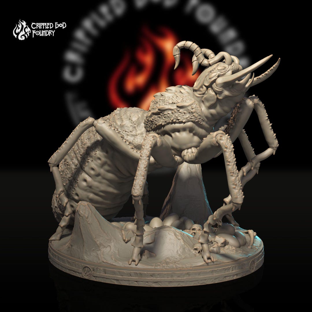 Ant Queen | RPG Miniatures for Dnd Tabletop Wargames | 32 Mm Scale ...