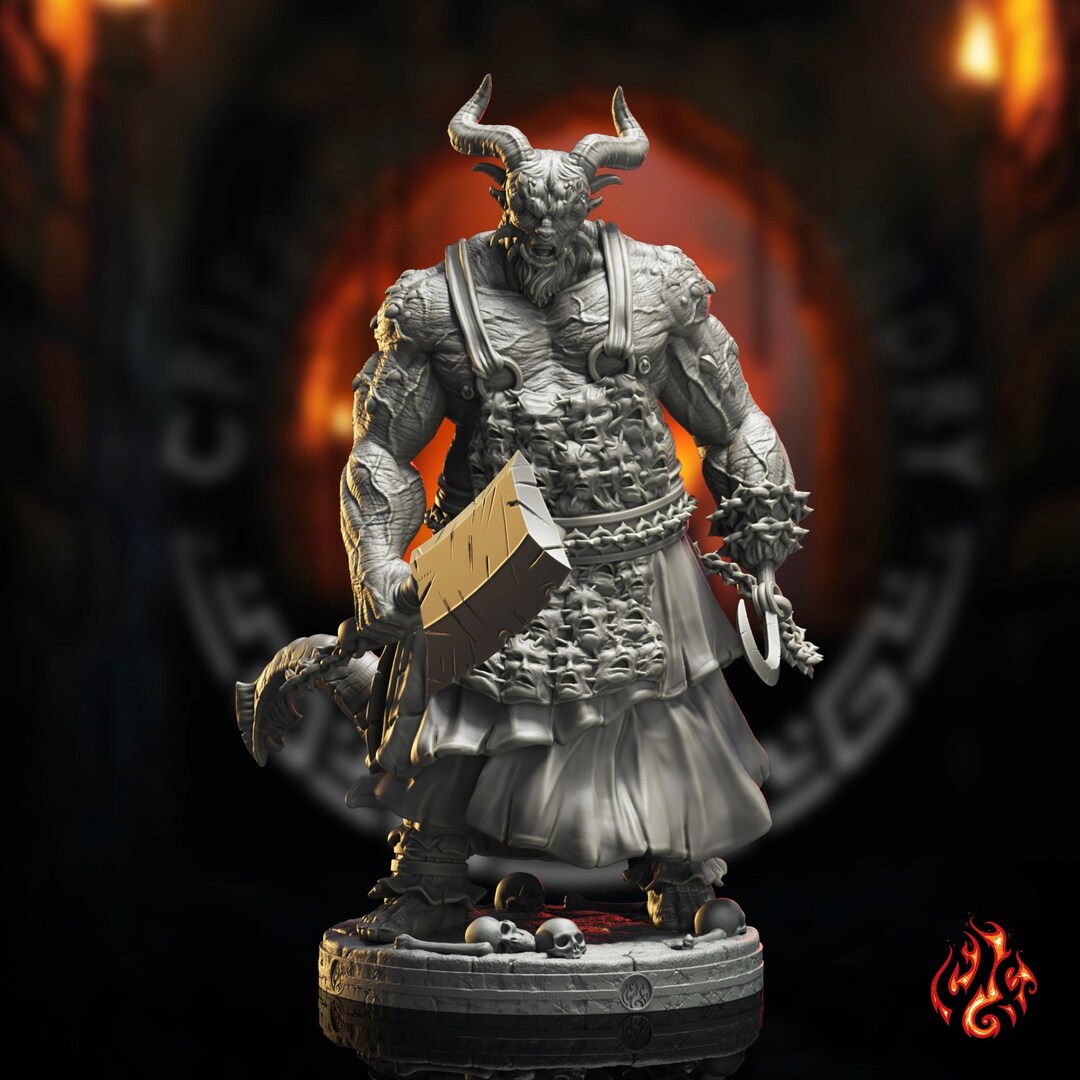 The Butcher | Miniature for Fantasy Rpg Tabletop Games, 28-32 Mm Scale ...