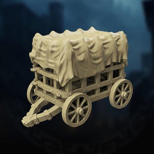 Wagons | RPG Terrain Pieces and Props for Dnd Tabletop Wargame| 32 Mm ...