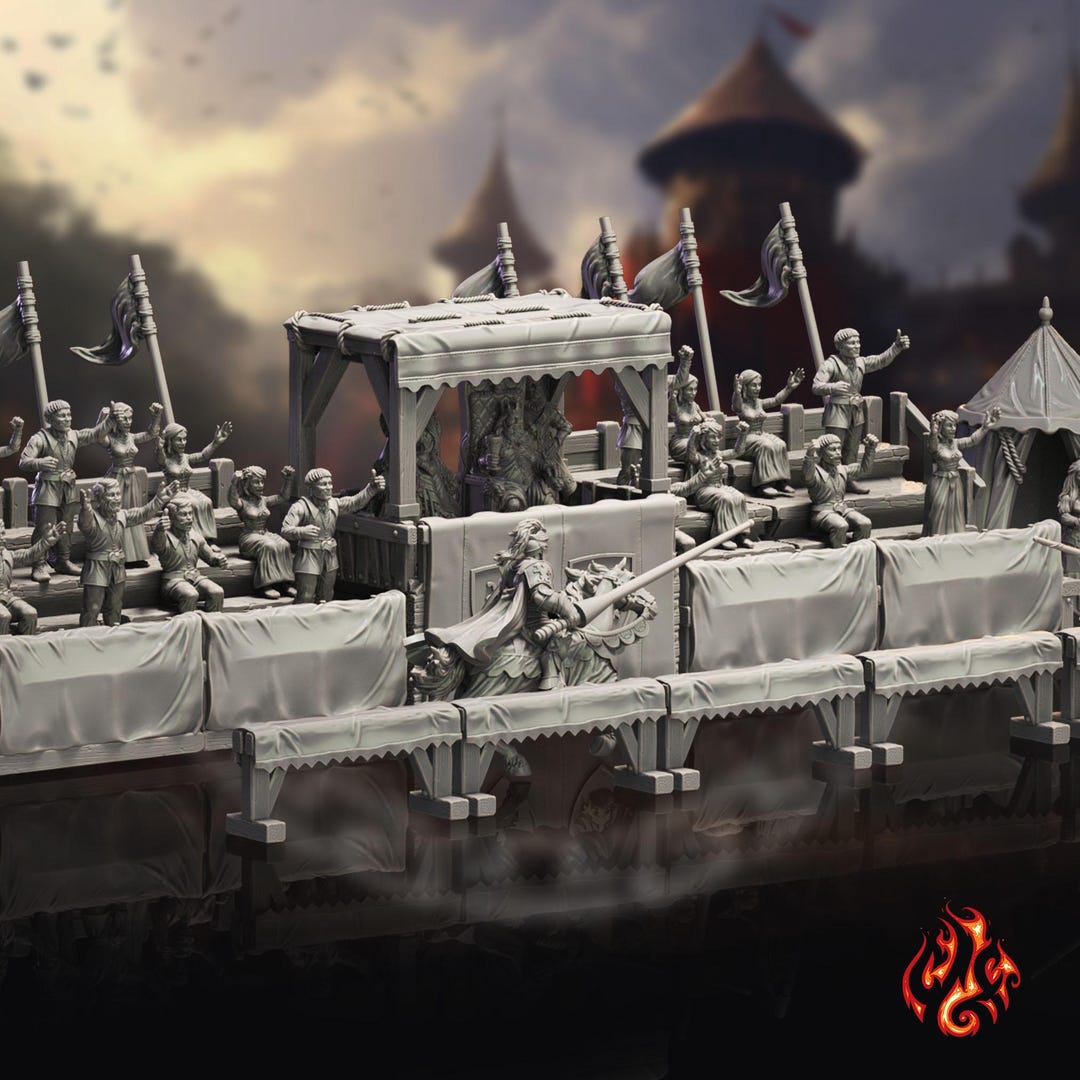 Jousting Arena Set | Terrain Pieces-accessories for Fantasy Rpg ...