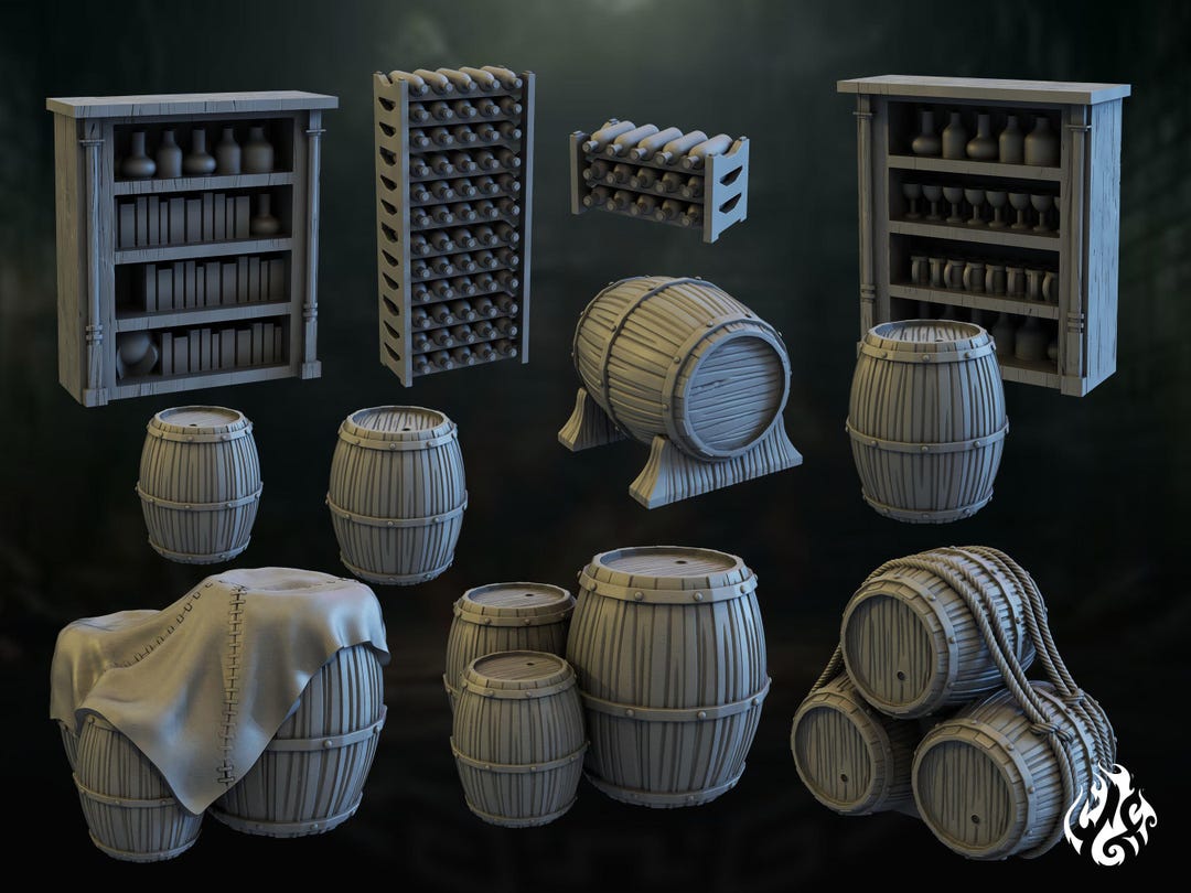 Cellar | RPG Terrain Pieces and Props for Dnd Tabletop Wargame| 32 Mm ...