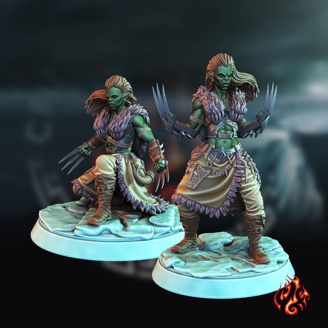 North Orc Berserkers | Miniature for Fantasy Rpg Tabletop Games, 28-32 ...