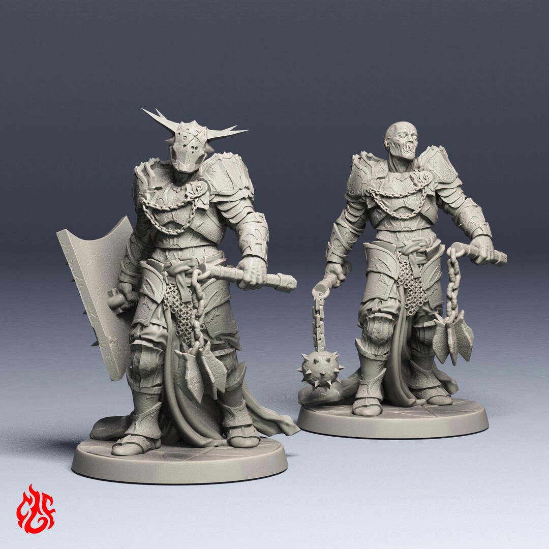 Deathbringers | RPG Miniatures for Dnd Tabletop Wargames | 32 Mm Scale ...