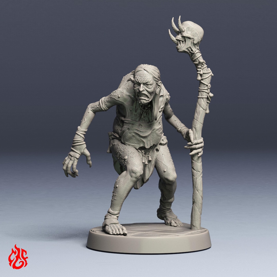 Bog Hag | RPG Miniatures for Dnd Tabletop Wargames | 32 Mm Scale | F106 ...