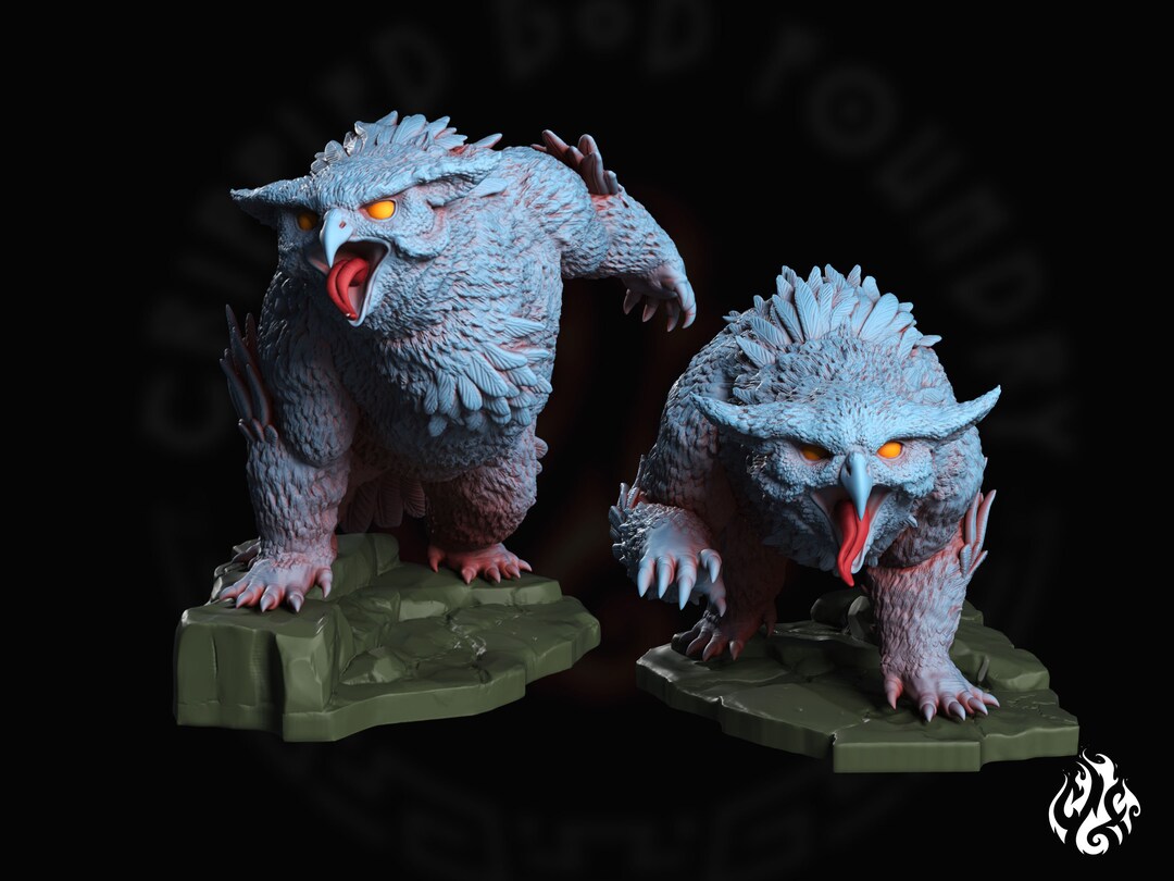 Owlbears Tabletop 5e Dungeons & Dragons Dnd Miniature RPG Fantasy ...