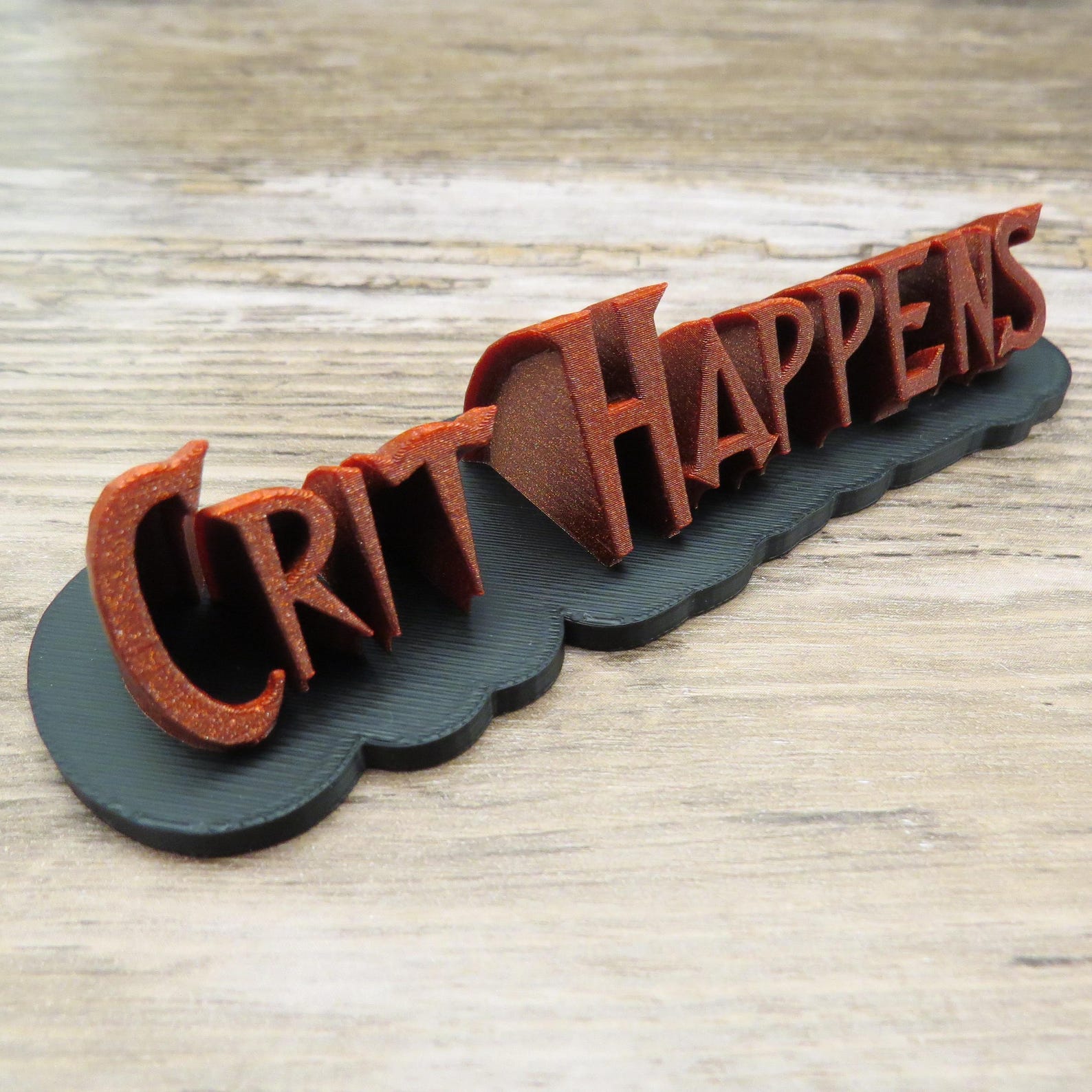 Custom 3D Printed Name Plate With Custom Fonts & Colors - Gift for ...