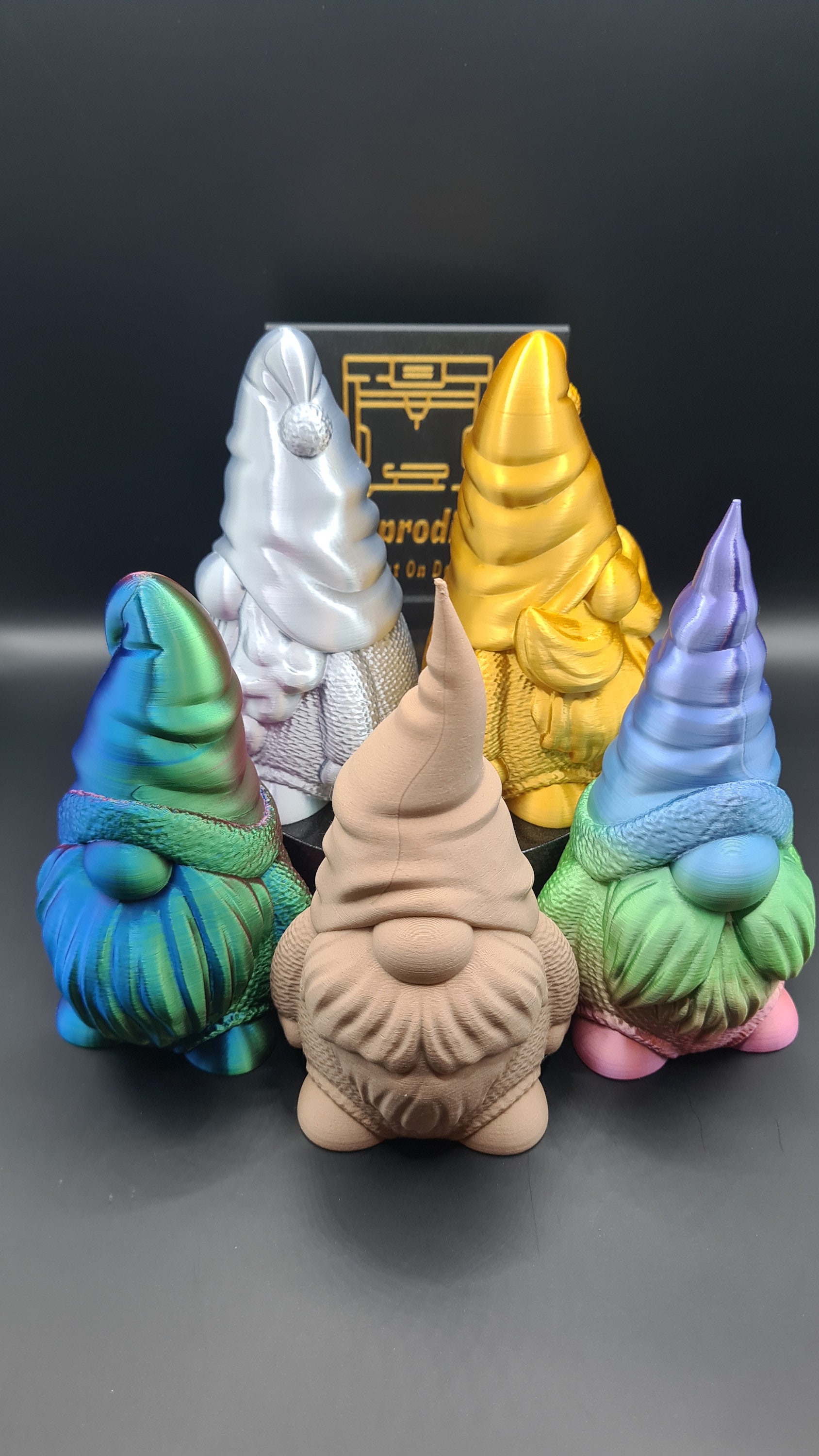 3D Printed Gnome Indoor Plant Decoration Unique Gift - Etsy